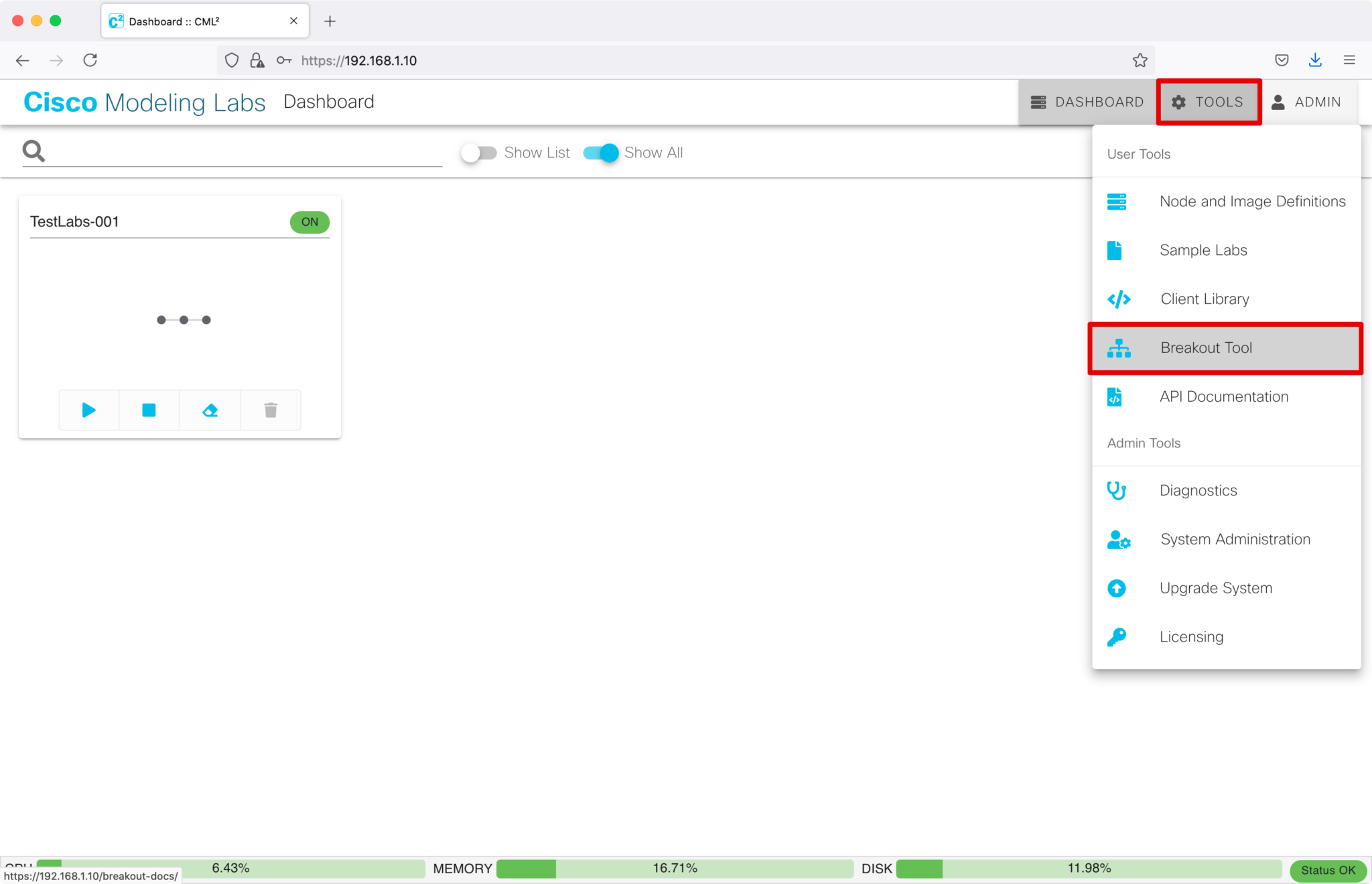 CMLを始めよう！（9.BreakoutToolを利用したコンソール接続）