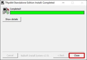 TFTPサーバーの起動方法(Windows編 - TFTPD64)