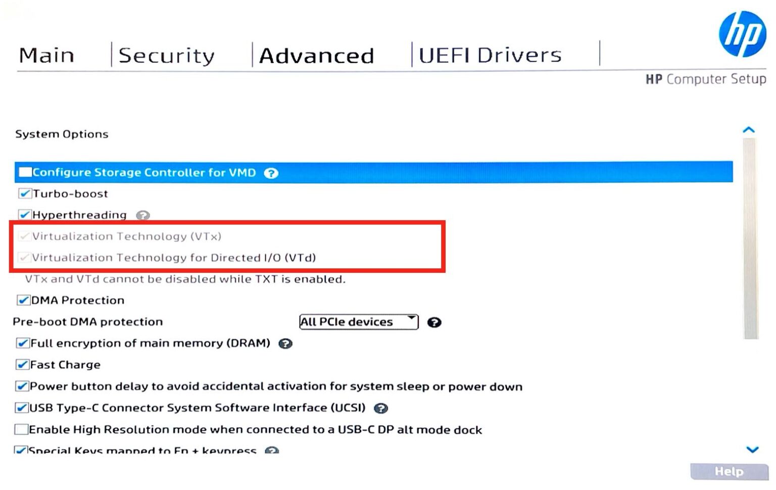 Intel VT-x(CPUの仮想化機能)が有効にならずCMLが起動できない時の対応方法